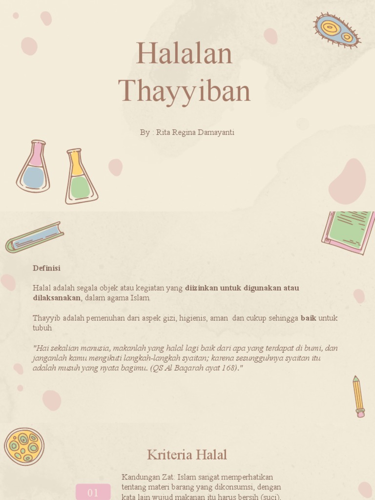 Halalan Thayyiban | PDF | Kesehatan Holistik | Agama & Spiritualitas