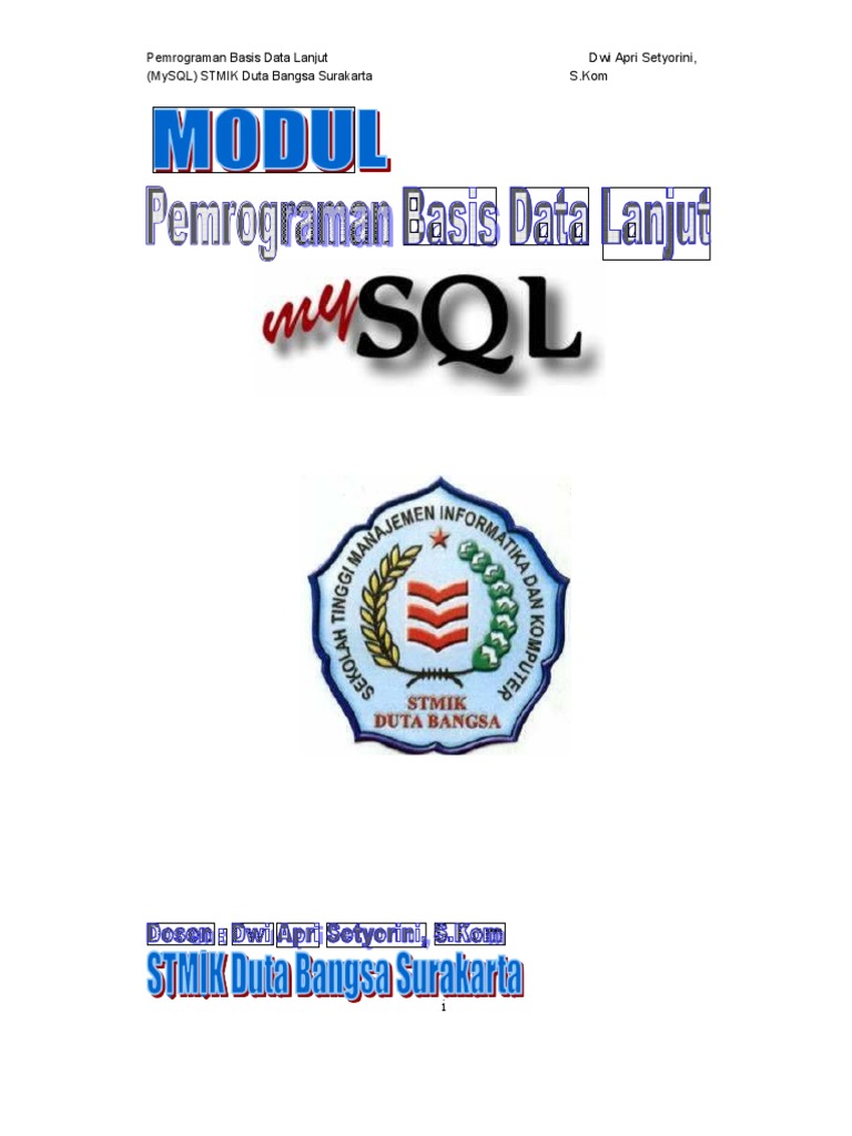 Modul Mysql | PDF | Bisnis | Teknologi & Rekayasa