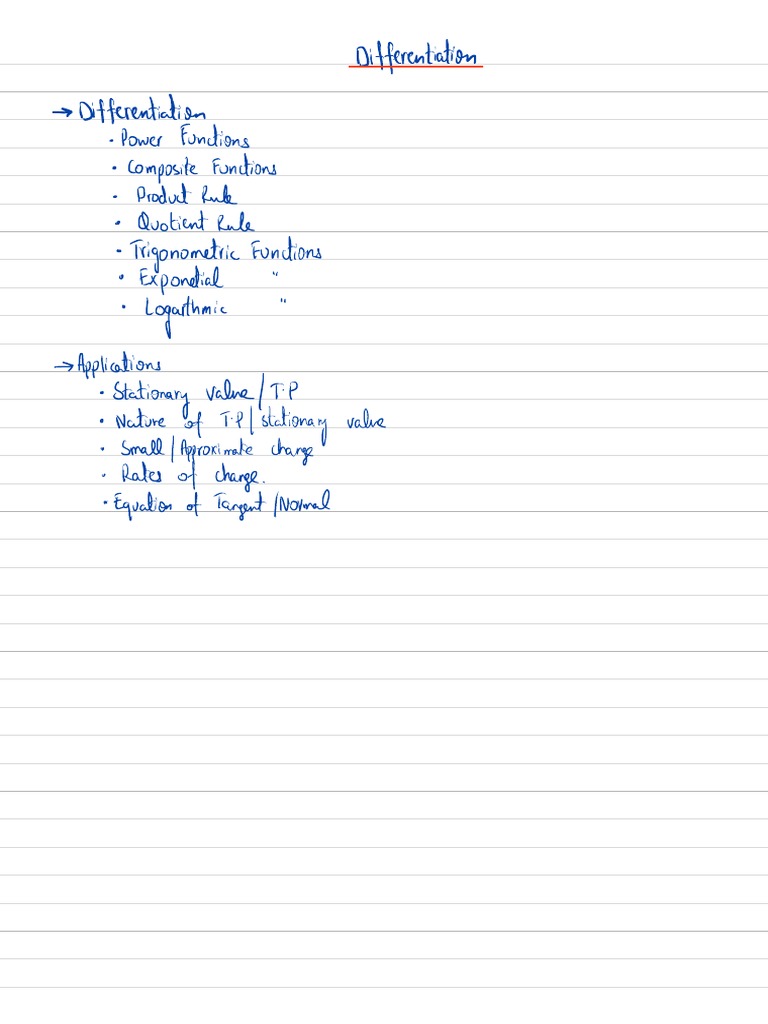 Differentiation | PDF | Sphere | Area