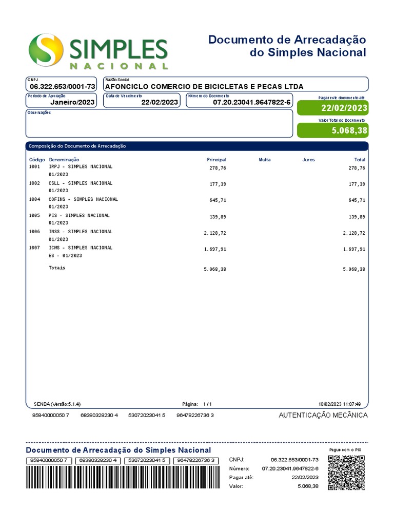 PGDAS/230213090812 Ag SOZ | PDF