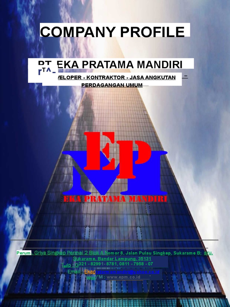 Company Profile Pt. Epm 2020 | PDF