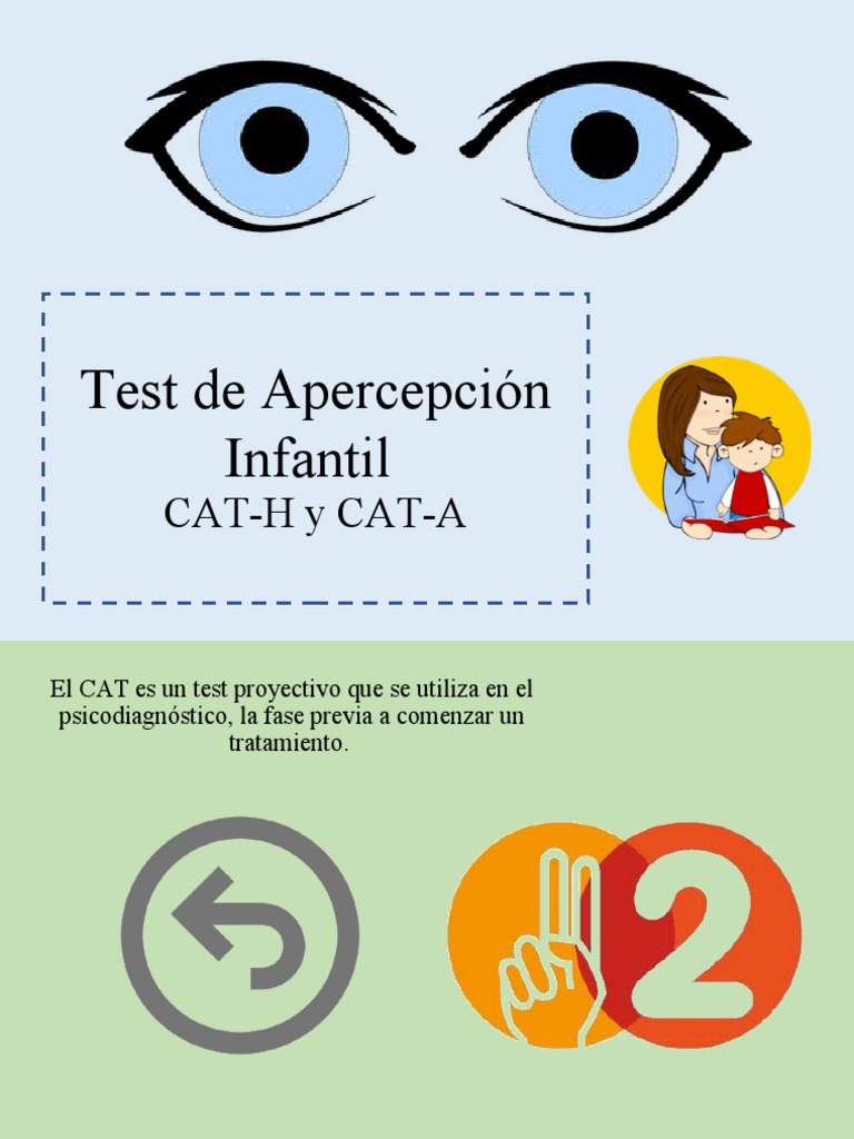Test de Apercepción Infantil: Cat-H Y Cat-A | PDF