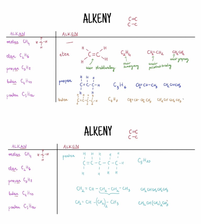 Alkeny 8 Klasa | PDF