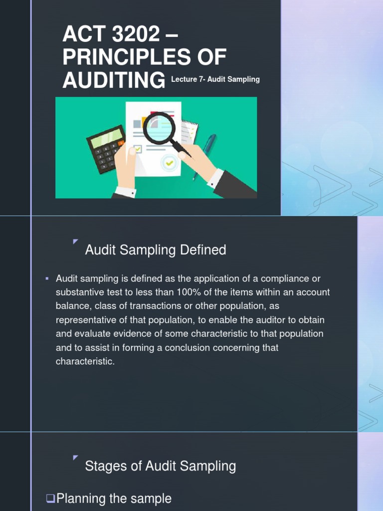 Audit Sampling | PDF | Audit | Sampling (Statistics) Audit Sampling | PDF | Audit | Sampling (Statistics)