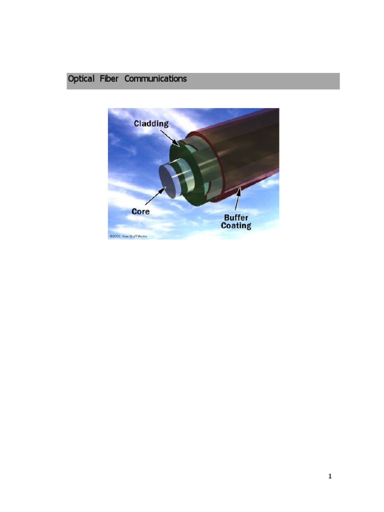 Lesson 8 TL | PDF | Optical Fiber | Waveguide