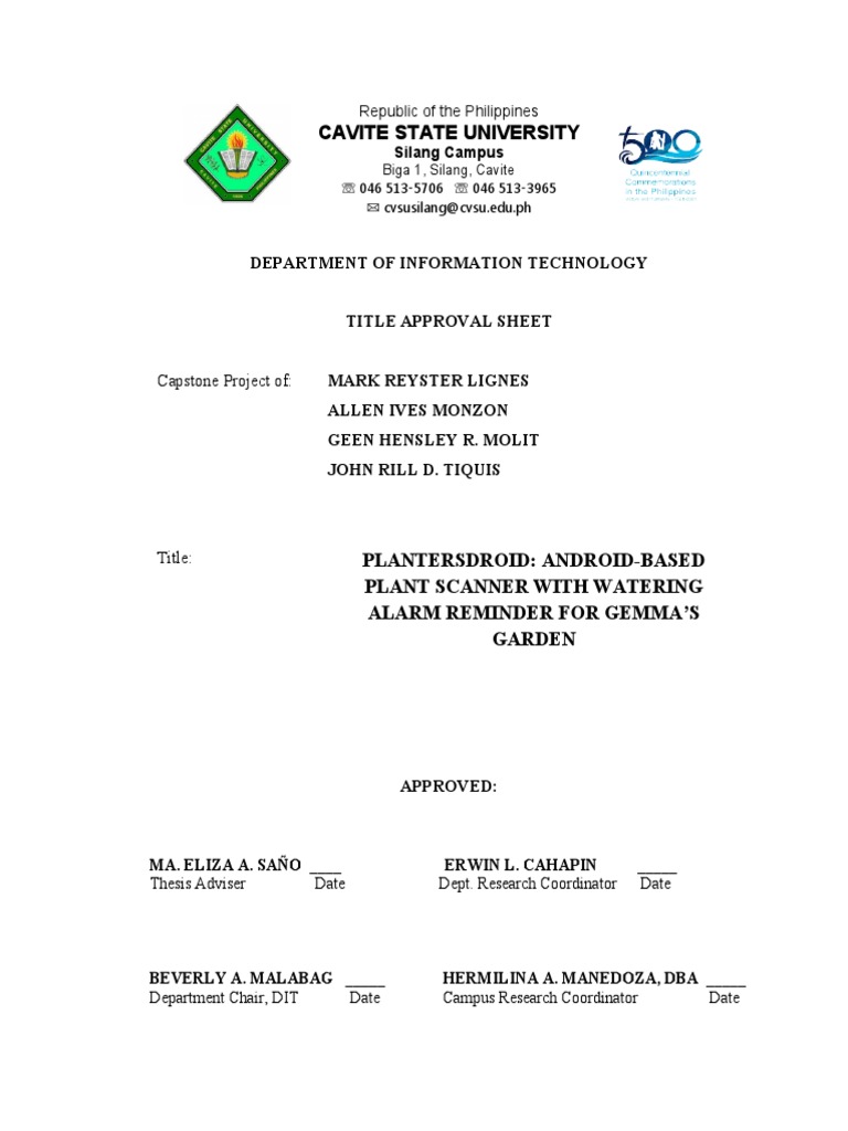 2 Capstone 2 Final Project Title Approval Sheet 1 | PDF