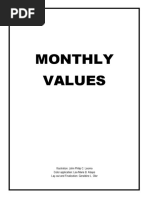 Rdneb 12-Point Ethical Values Per Month | PDF