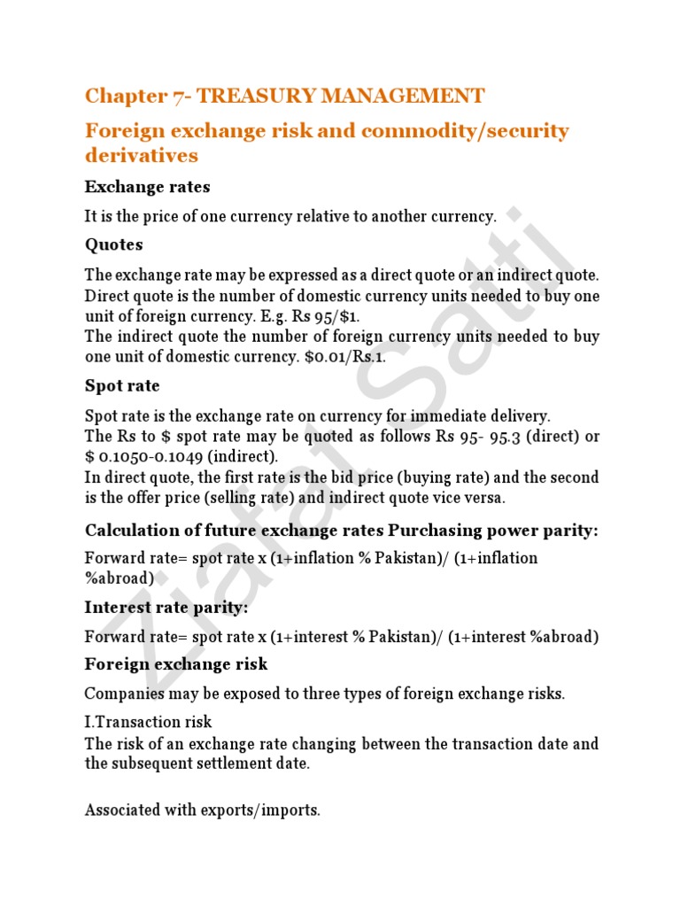 Chapter 7 - Complete | Download Free PDF | Swap (Finance) | Option (Finance)