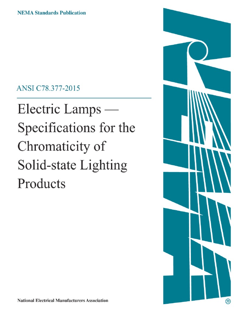ANSI C78.377 2015 Standard | PDF