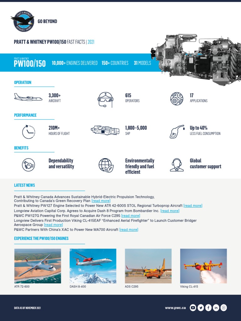 21 0453 Fast - Fact - PW100 150 - Nov DIGITAL | PDF | Aircraft ...