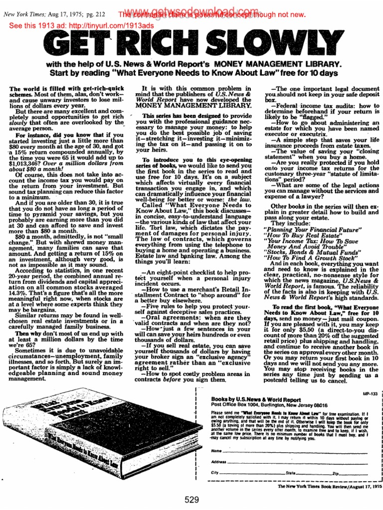 Get Rich Slowly | PDF