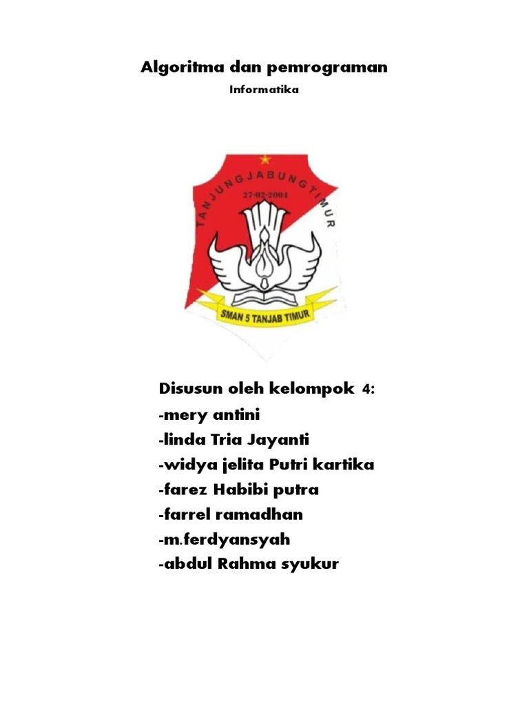 Algoritma Dan Pemrograman | PDF Algoritma Dan Pemrograman | PDF