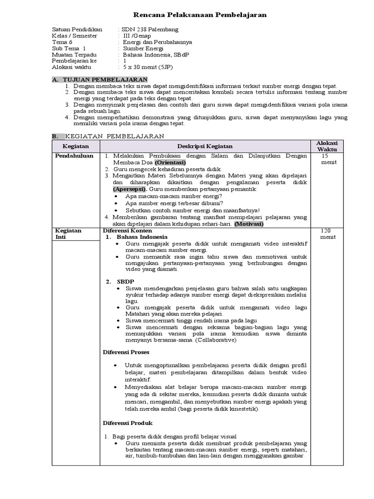 RPP Kelas 3 PPL | PDF