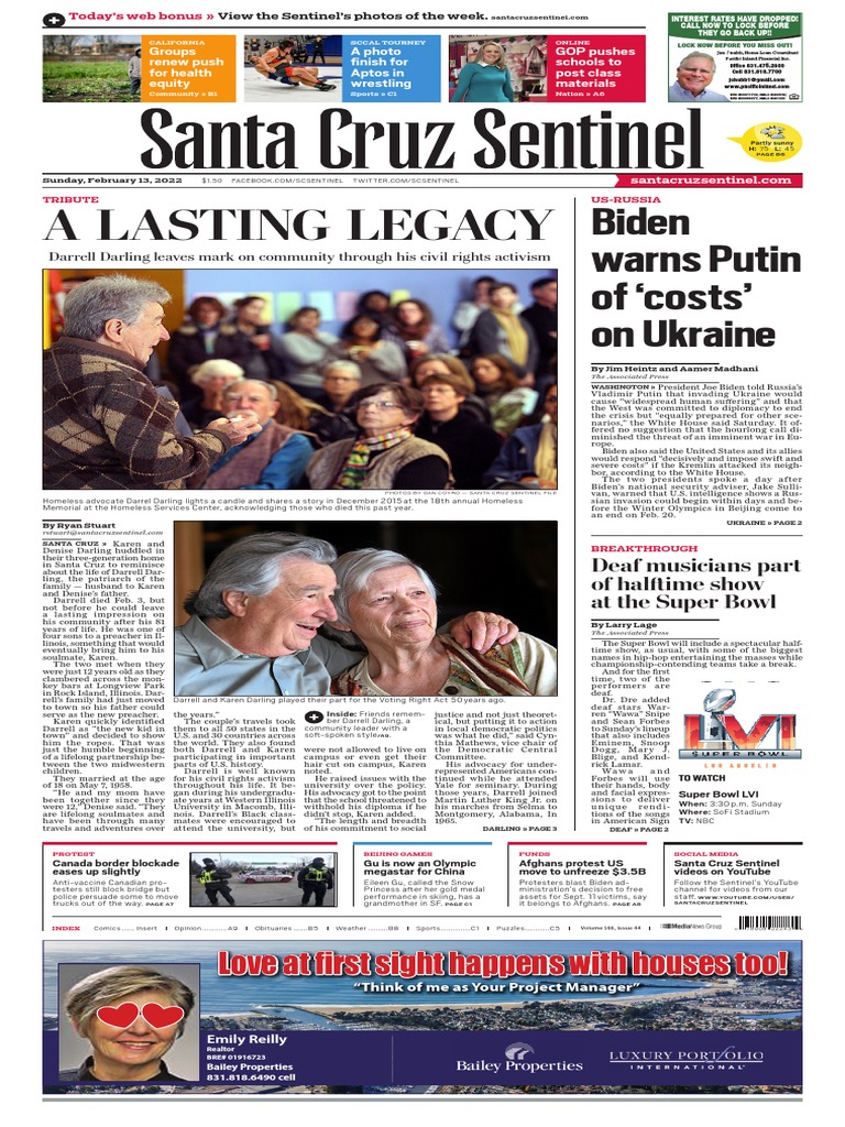 Santa Cruz Sentinel 02132022 | PDF