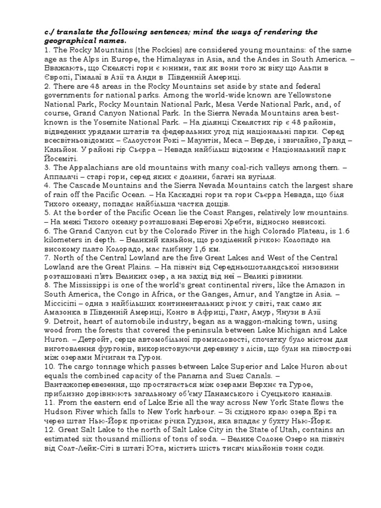 Geographical Names. | PDF