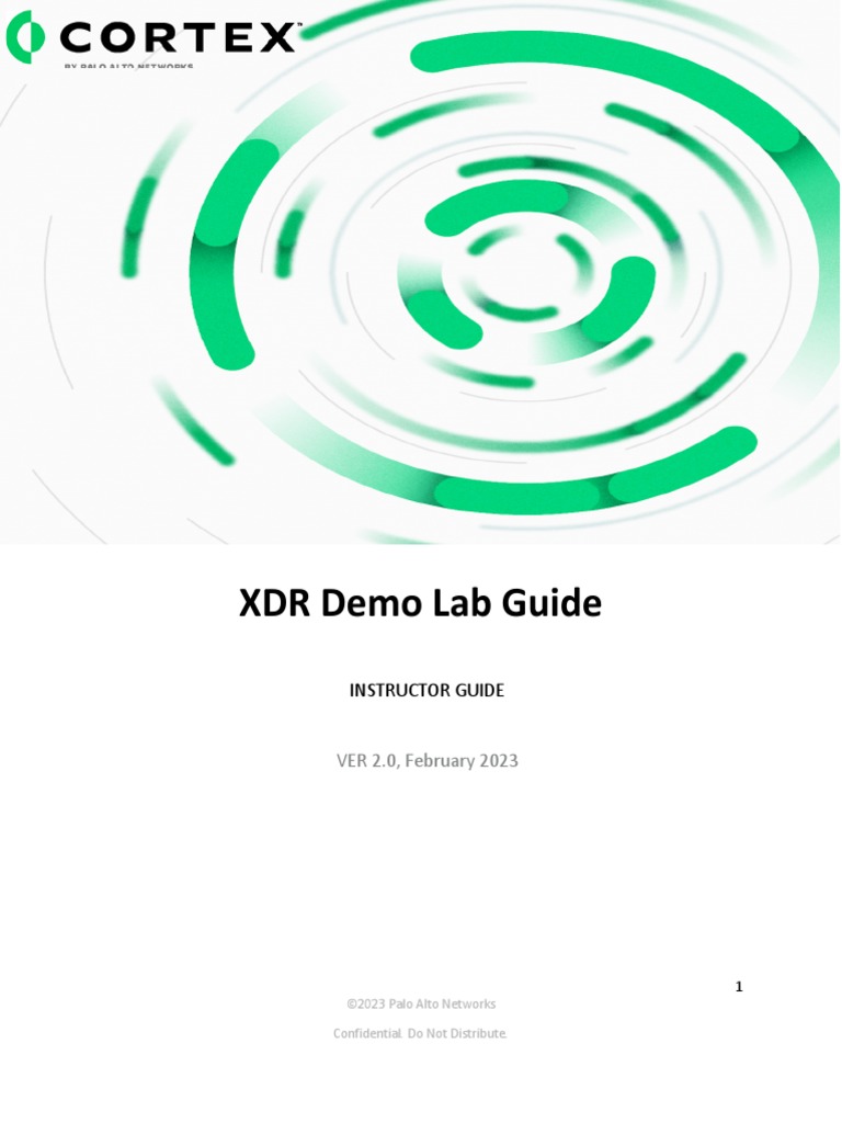 Cortex XDR Demo - Instructor Guide | PDF | Malware | Phishing