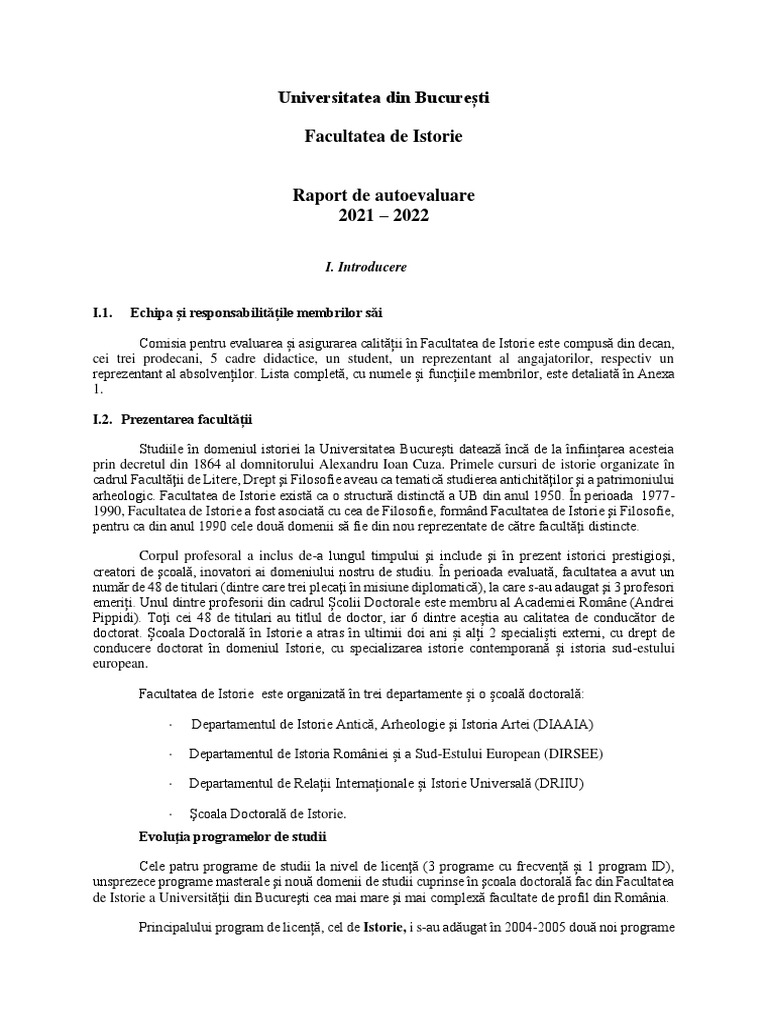 Fiub - Raport Ceac 2021 2022 | PDF