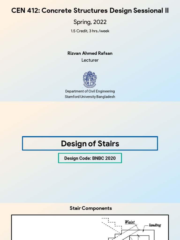 Concrete Structures Design Guide | PDF | Stairs | Concrete