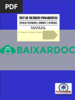 Protocolo de Prueba Raven: Formato y Diagnóstico | PDF