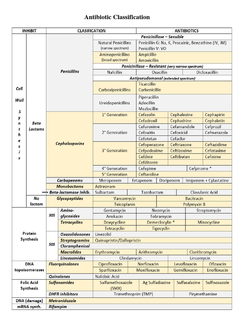 Who List Antibiotics Pdf – Who Antimicrobial List – KQIRRZ