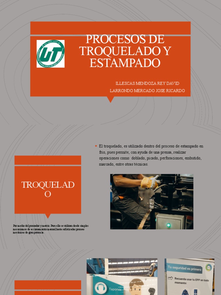 Procesos de Troquelado y Estampado | PDF | Sector secundario de la economía