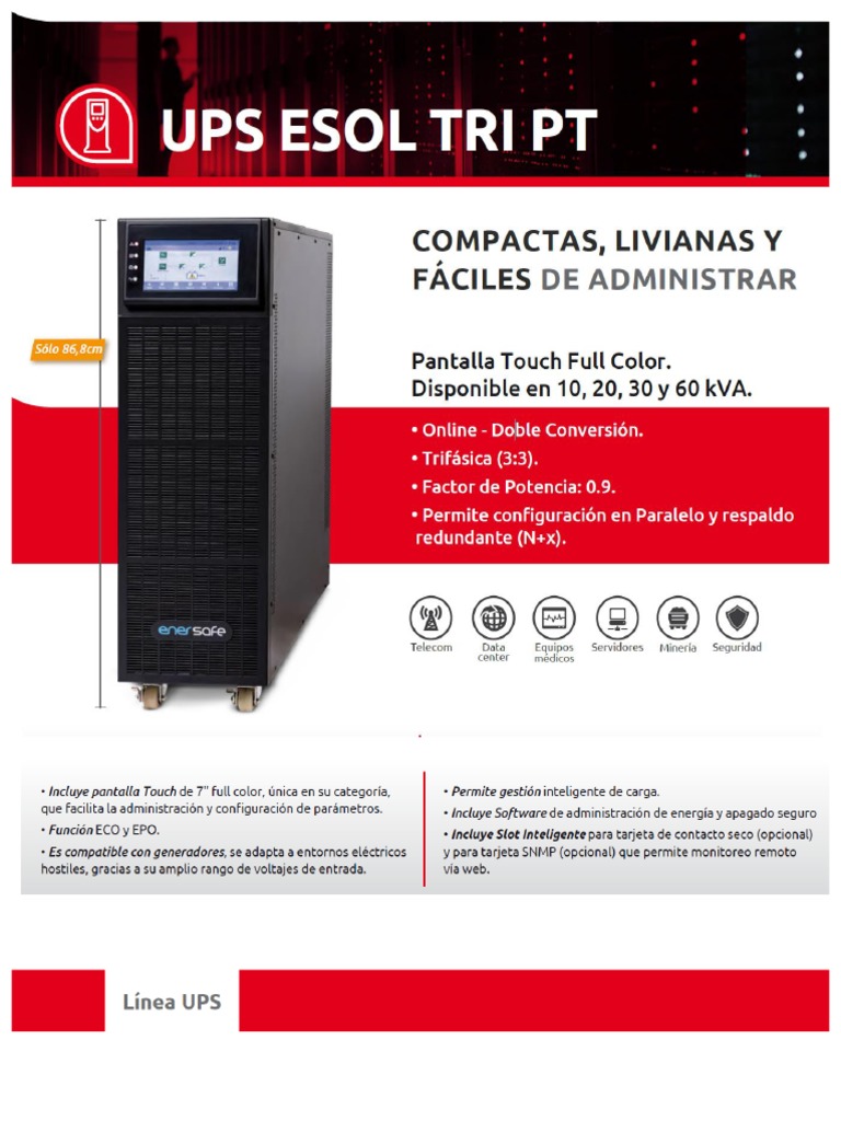 Caracteristicas UPS | PDF