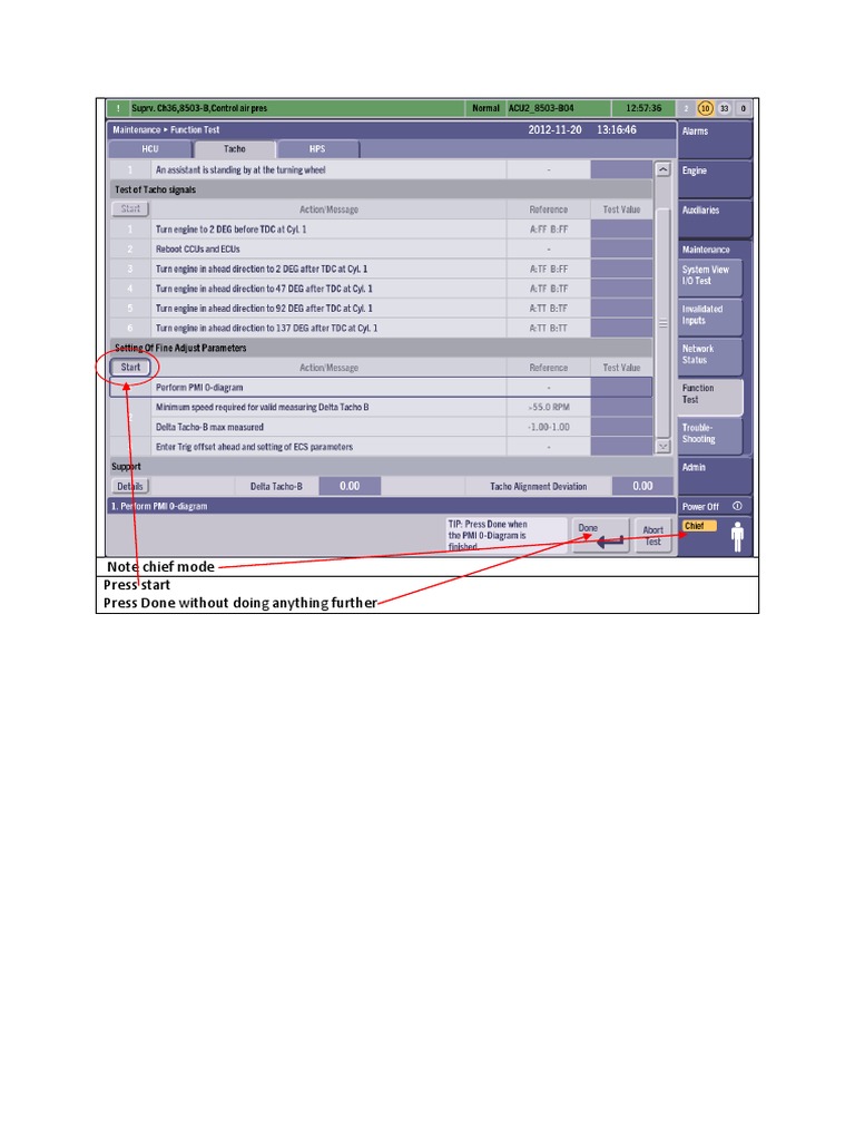 How To Do Tacho Alignment Function Test | PDF