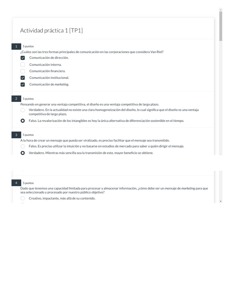 Actividad Práctica 1 (TP1) v1 | PDF