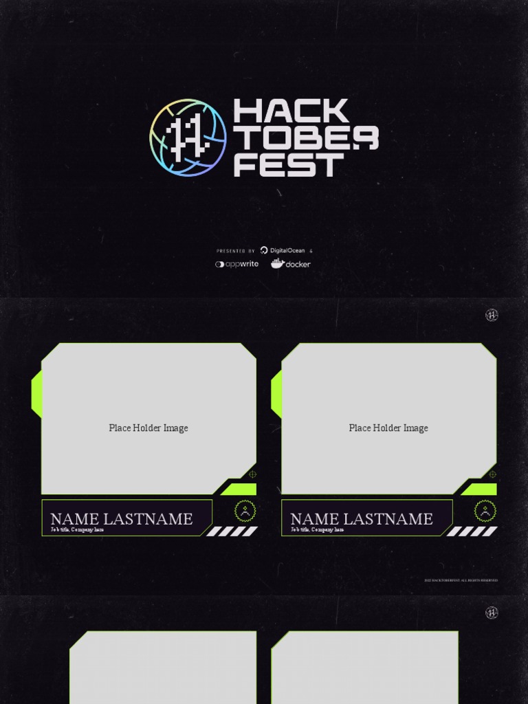 Hacktoberfest - Presentation Template 2022 Event Kit | PDF | Computing