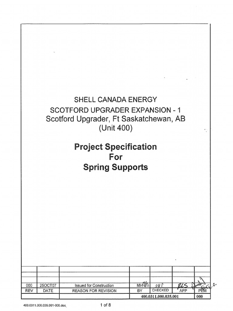 Spring Support | PDF