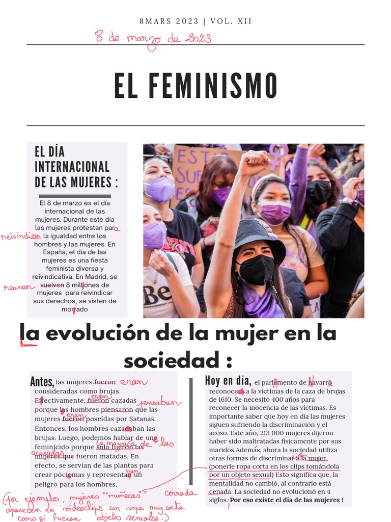 Artículo de Prensa Sobre La Mujer | PDF