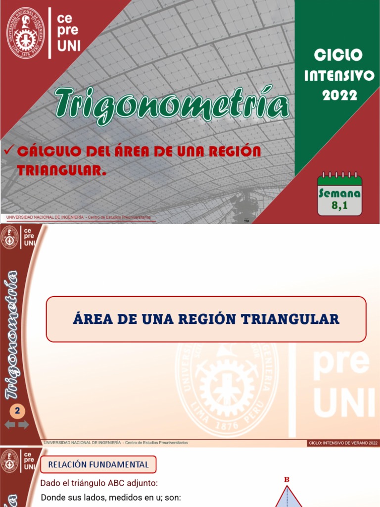 Área R. Triangular | PDF | Triángulo | Geometría Elemental