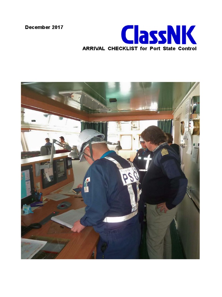 Arrival Checklist PSC | Download Free PDF | Sailor | Pump