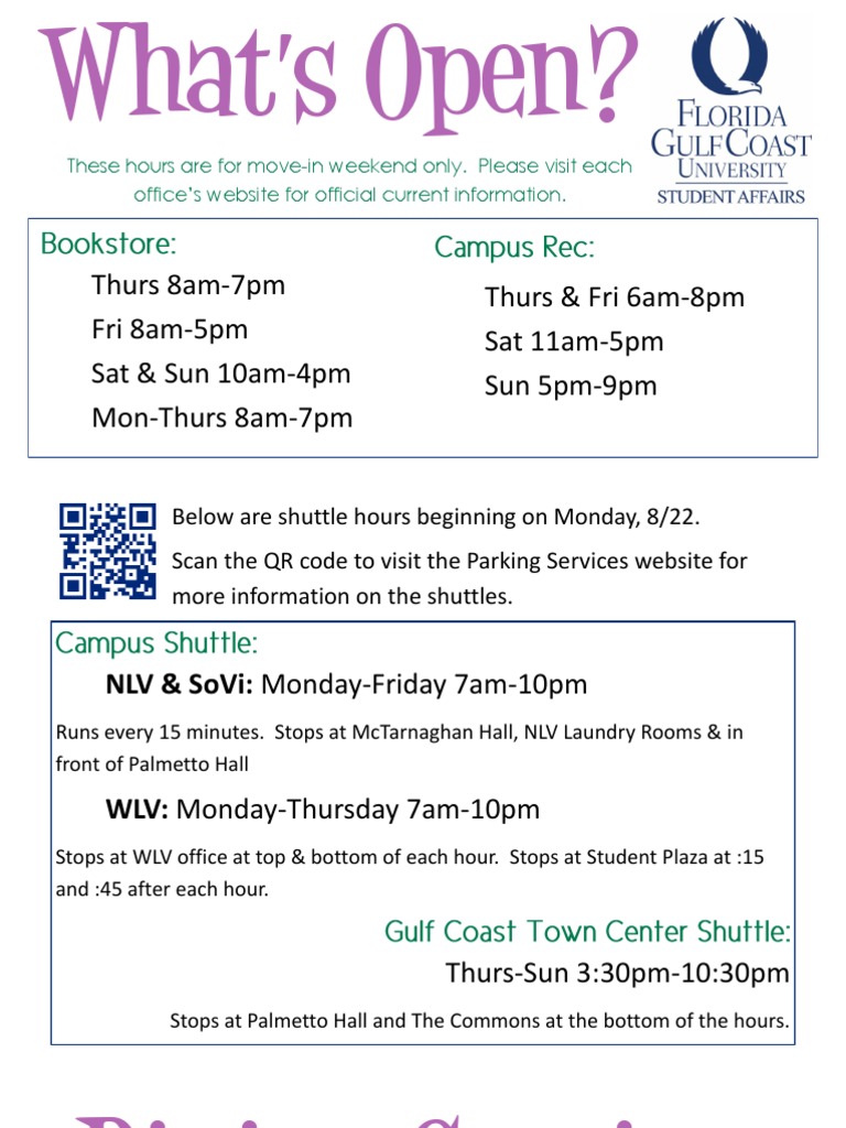 Thurs 8am-7pm Fri 8am-5pm Sat & Sun 10am-4pm Mon-Thurs 8am-7pm Thurs ...
