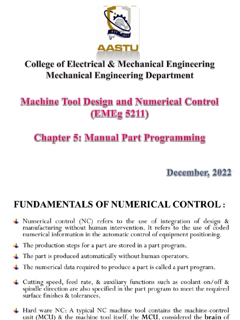 Chapter 5 Program | PDF | Numerical Control | Secondary Sector Of The Economy