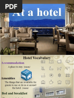 Hotel Vocabulary | PDF | Hotel | Hostel