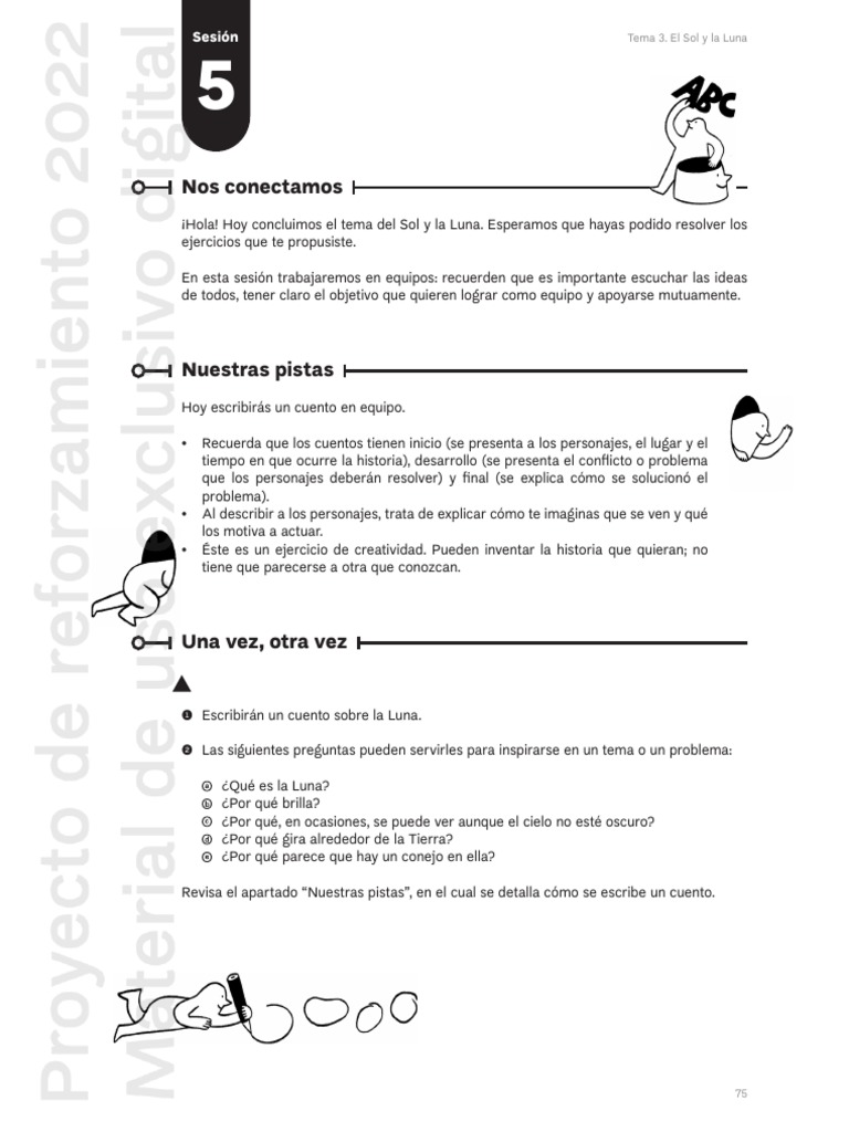 SESIÓN-5-EL-SOL-Y-LA-LUNA-VMA 6° Estudiante - 1 | PDF