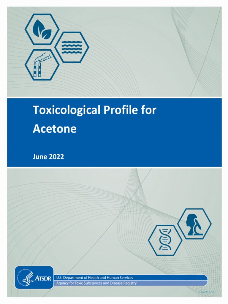 ATSDR (2022) Toxicological Profile Acetone | PDF | Superfund ...