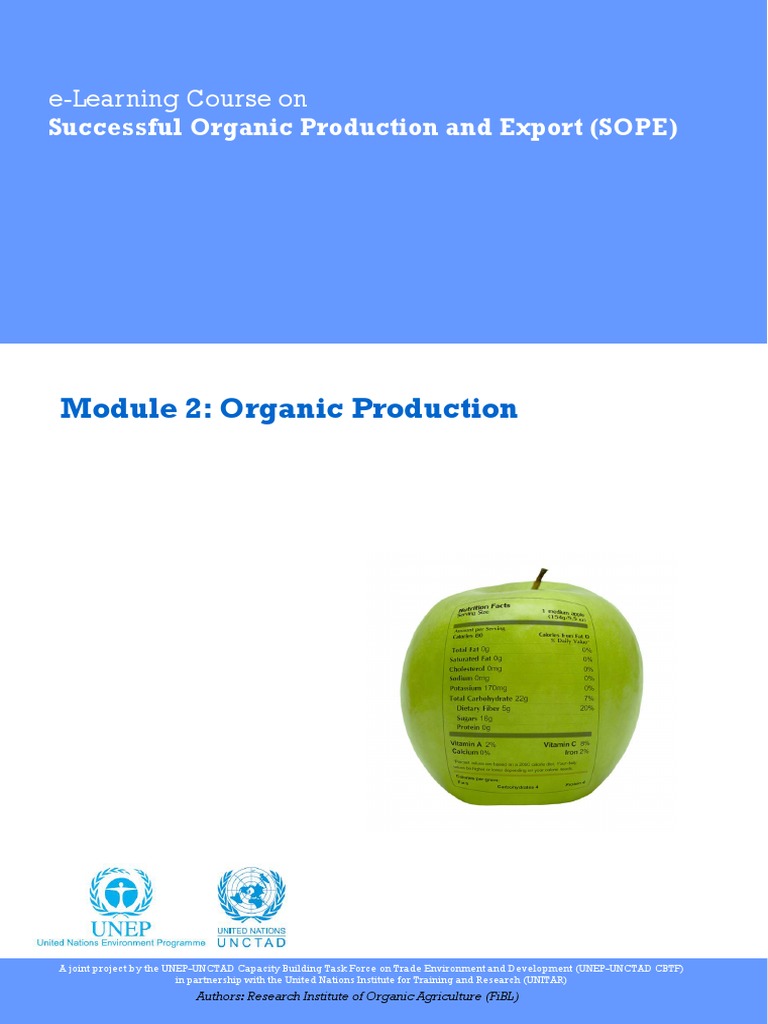 Module 2 Organic Production | PDF | Organic Farming | Agriculture