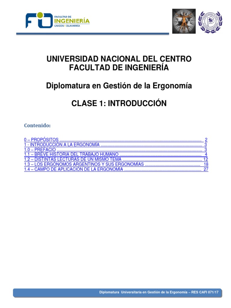 Introducción A La Ergonomía Slemenson Pdf Factores Humanos Y