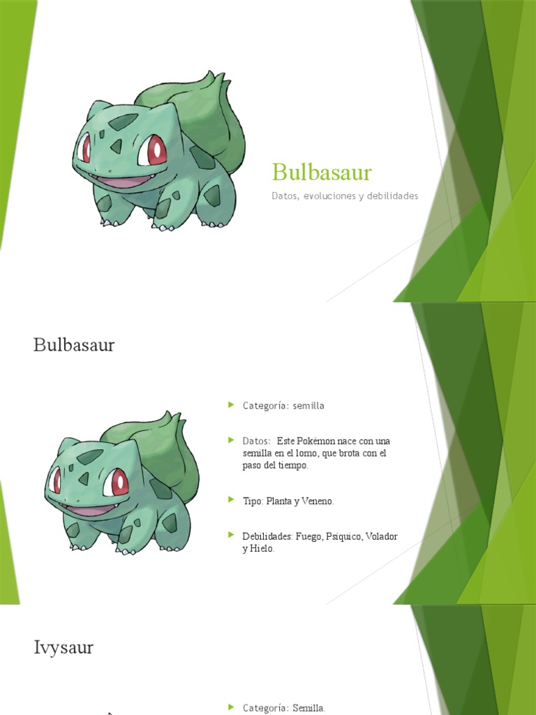 Bulbasaur | PDF