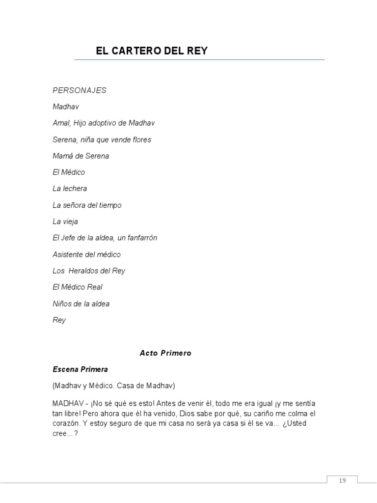 El Cartero Del Rey | PDF