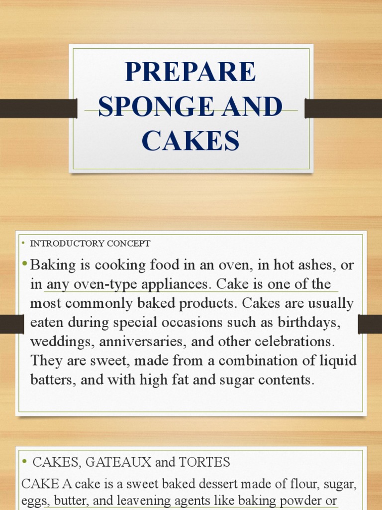 Cake Making | PDF | Cakes | Foods