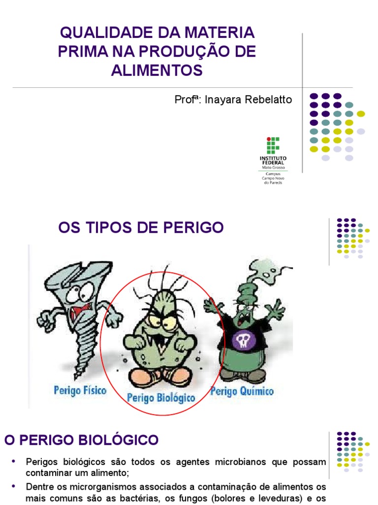 Perigos Biológicos em Alimentos | PDF | Microrganismo | Patógeno