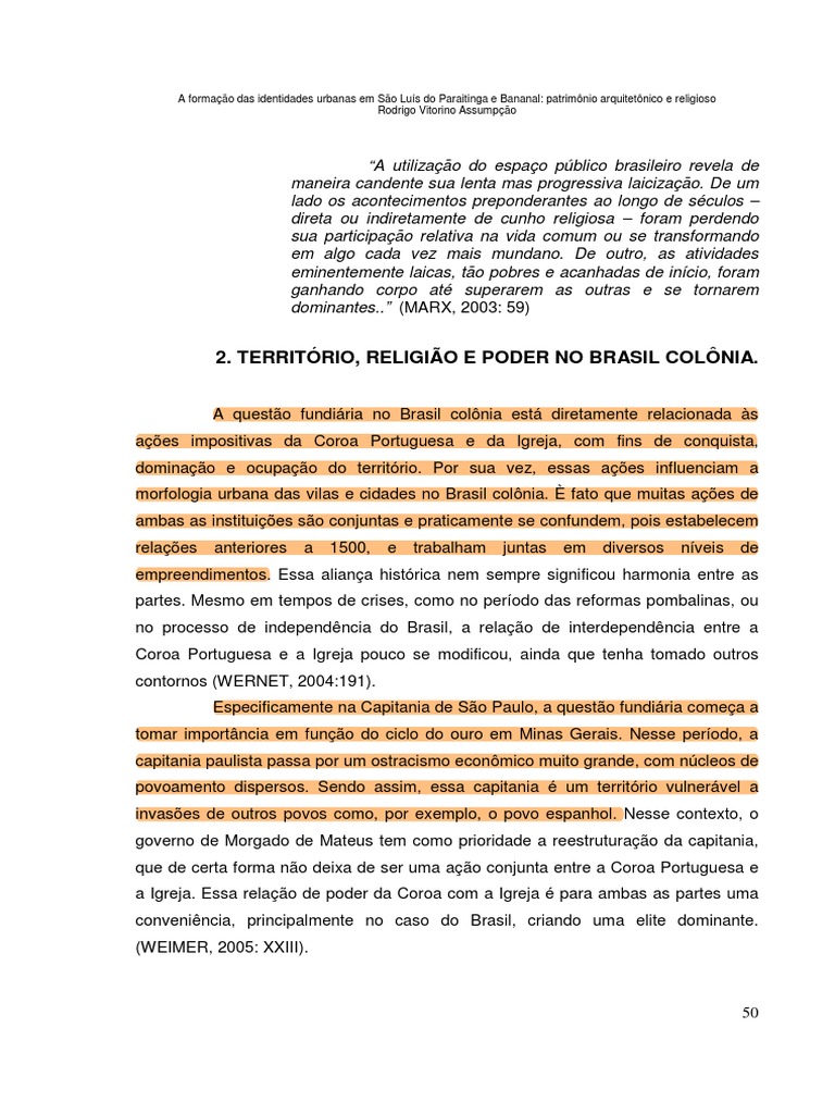 Território e Poder | PDF | Brasil | Portugal