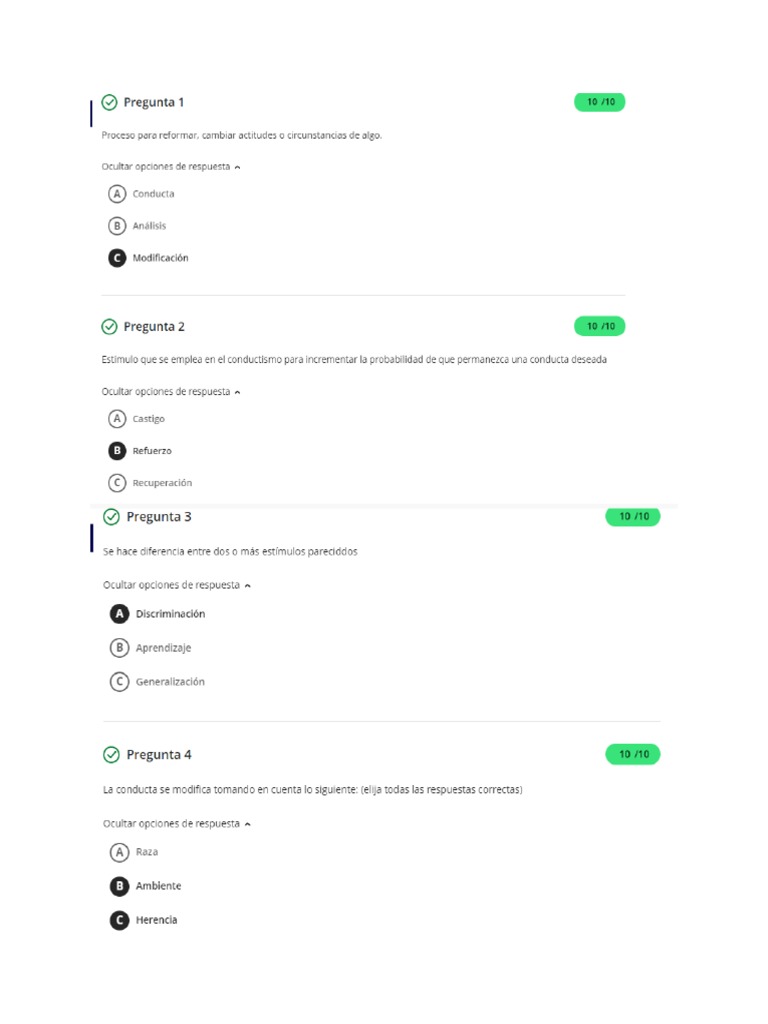 Autocorregible. Unidad 1 | PDF