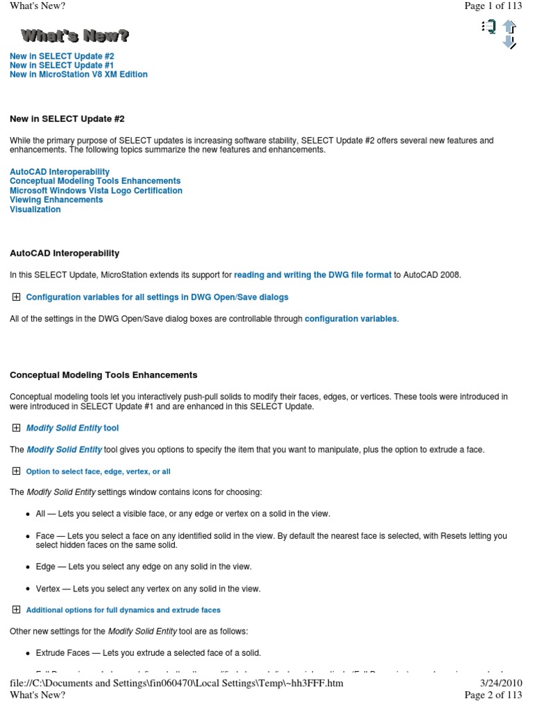 Micro Station V8 XM Users Guide | PDF