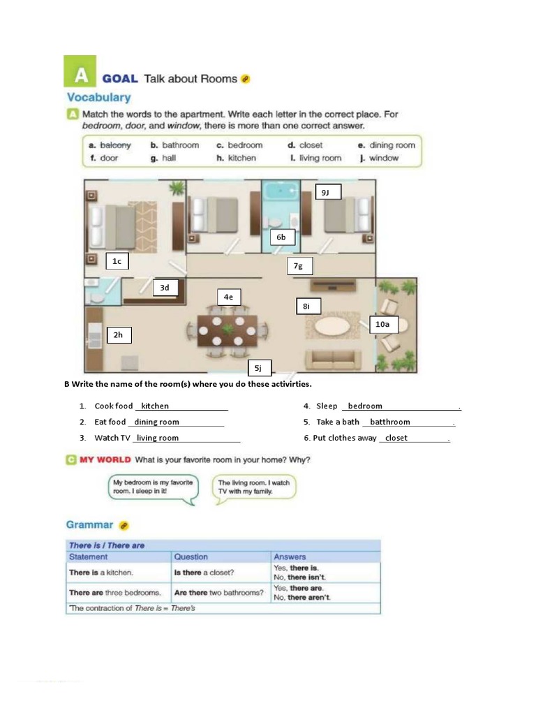 Lesson 3 A Practica de Ingles Aprueba Ya Ahora - Compress | PDF | Room ...