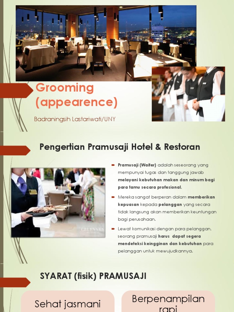 Tata Hidangwaiters Grooming | PDF