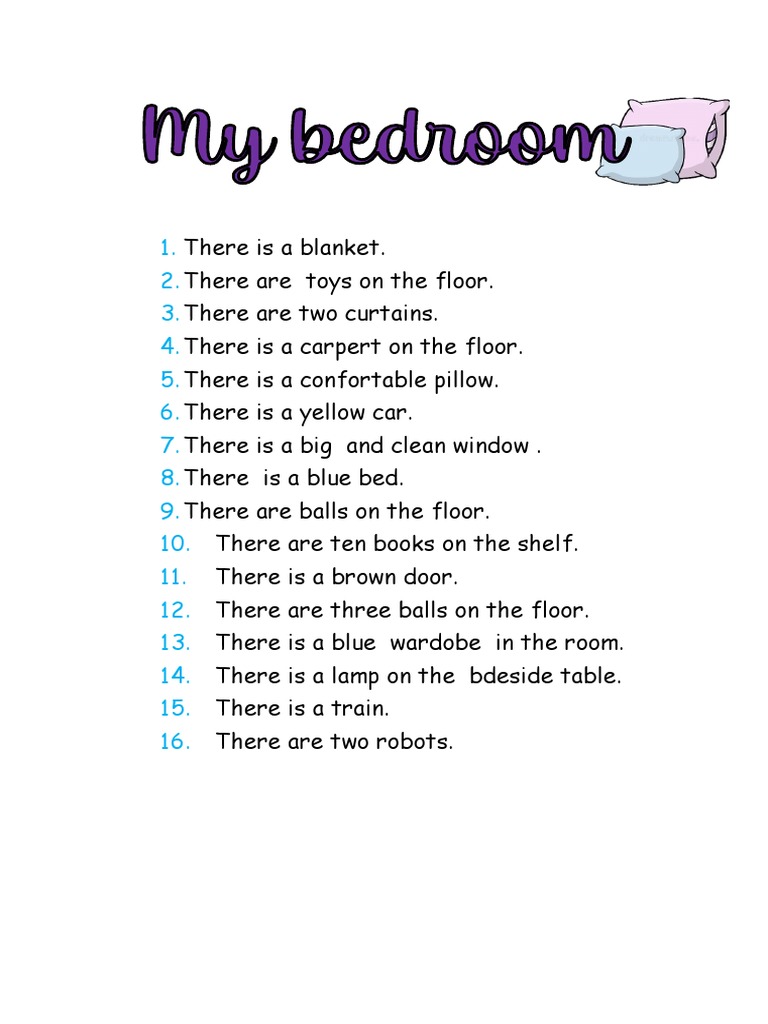 My Bedroom Activity | PDF